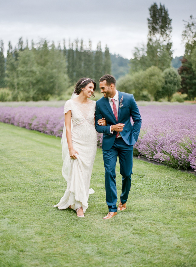 Elegant Lavender Wedding Theme with Organic Fall Accents