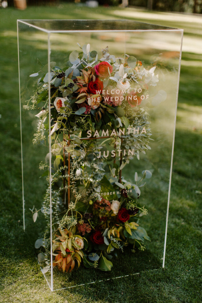 Enchanted Garden Wedding in Modern, Romantic Jewel Tones