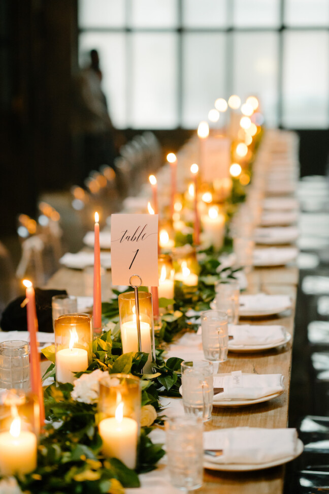Modern Industrial Elegance: NYC Beer Hall Wedding